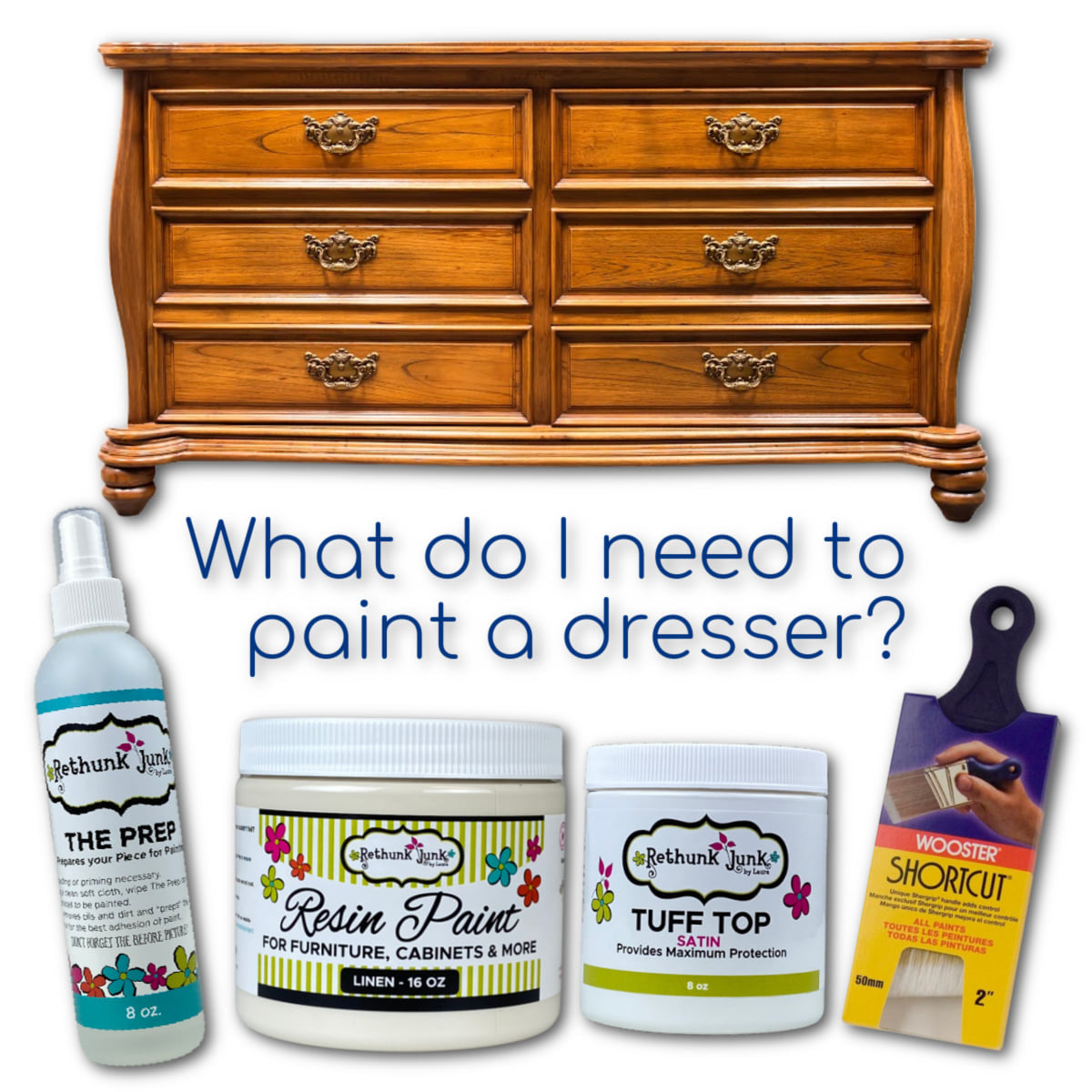 Update your Bedroom Furniture Rethunk Junk All-In-One Furniture Paint – Rethunk Junk Paint Co