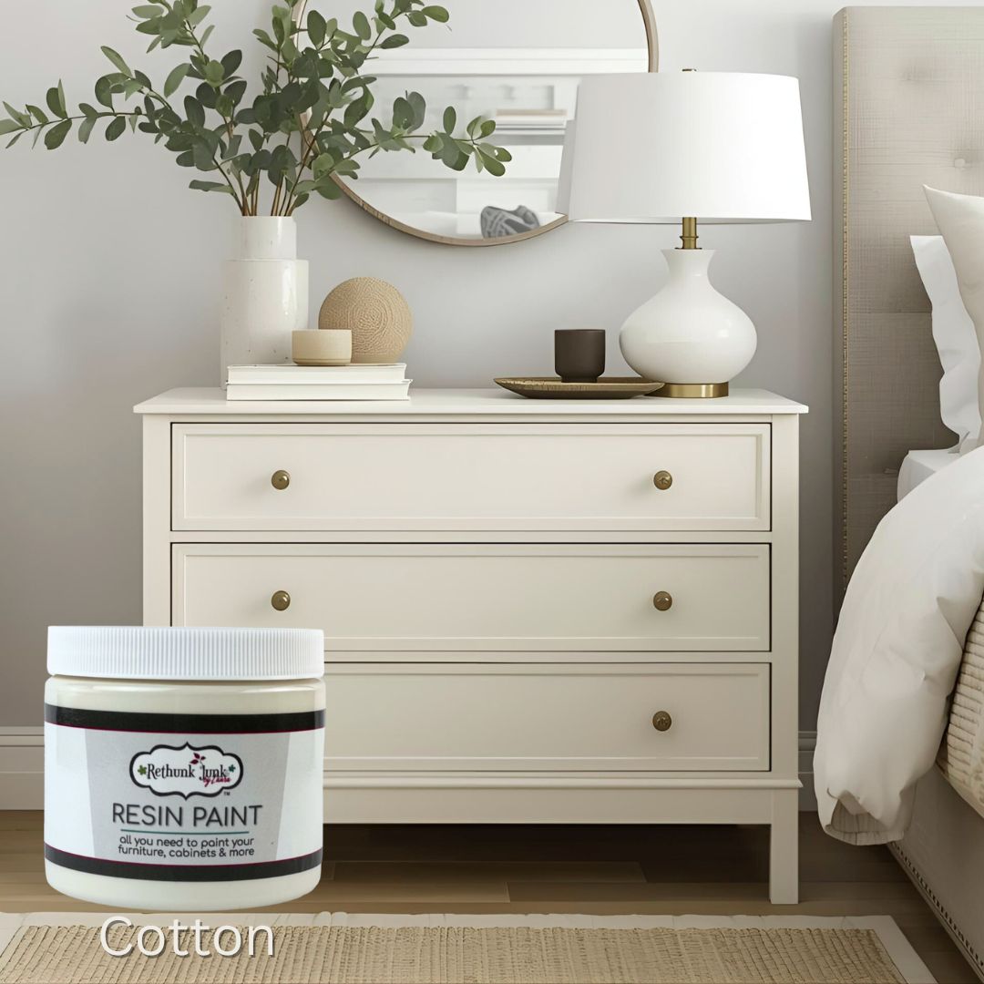 Cotton All-In-One Resin Furniture & Cabinet Paint | Rethunk Junk ...