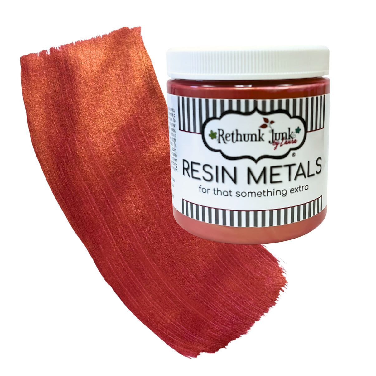 Resin Metals Golden Red Decorative Furniture Paint – Rethunk Junk Paint Co