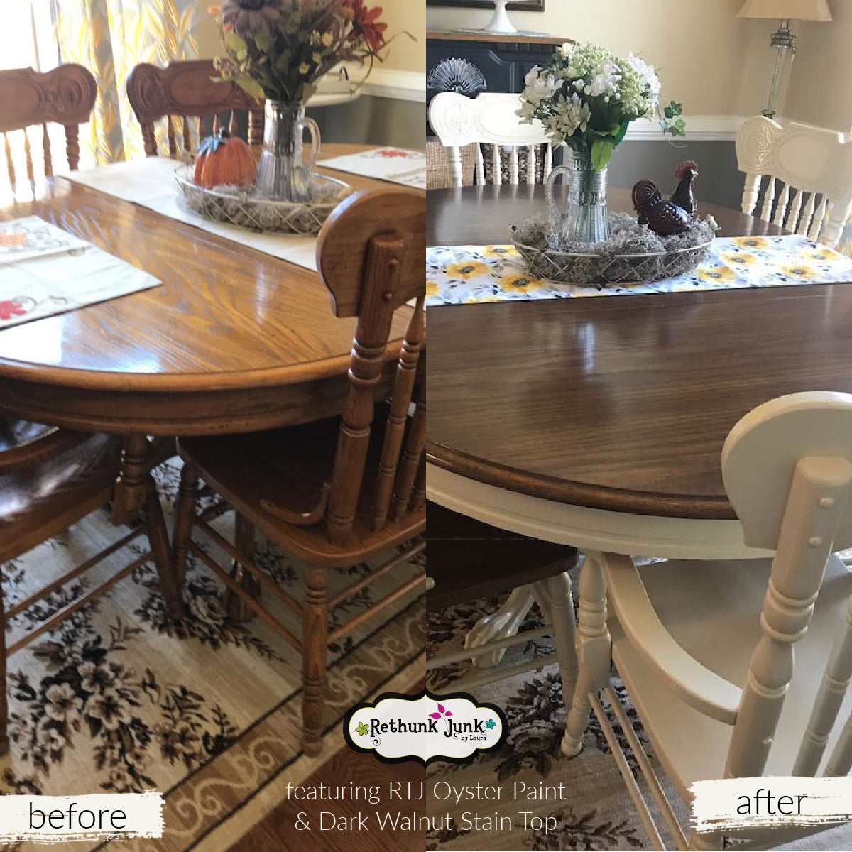 Stain Top Wood Refinish by Rethunk Junk by Laura – Rethunk Junk Paint Co