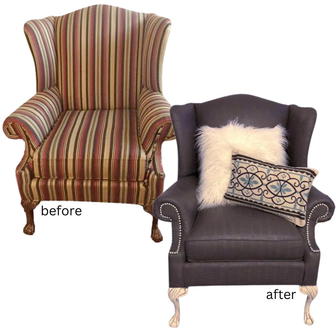 How to Paint Fabric, Leather and Vinyl with Rethunk Junk by Laura ...