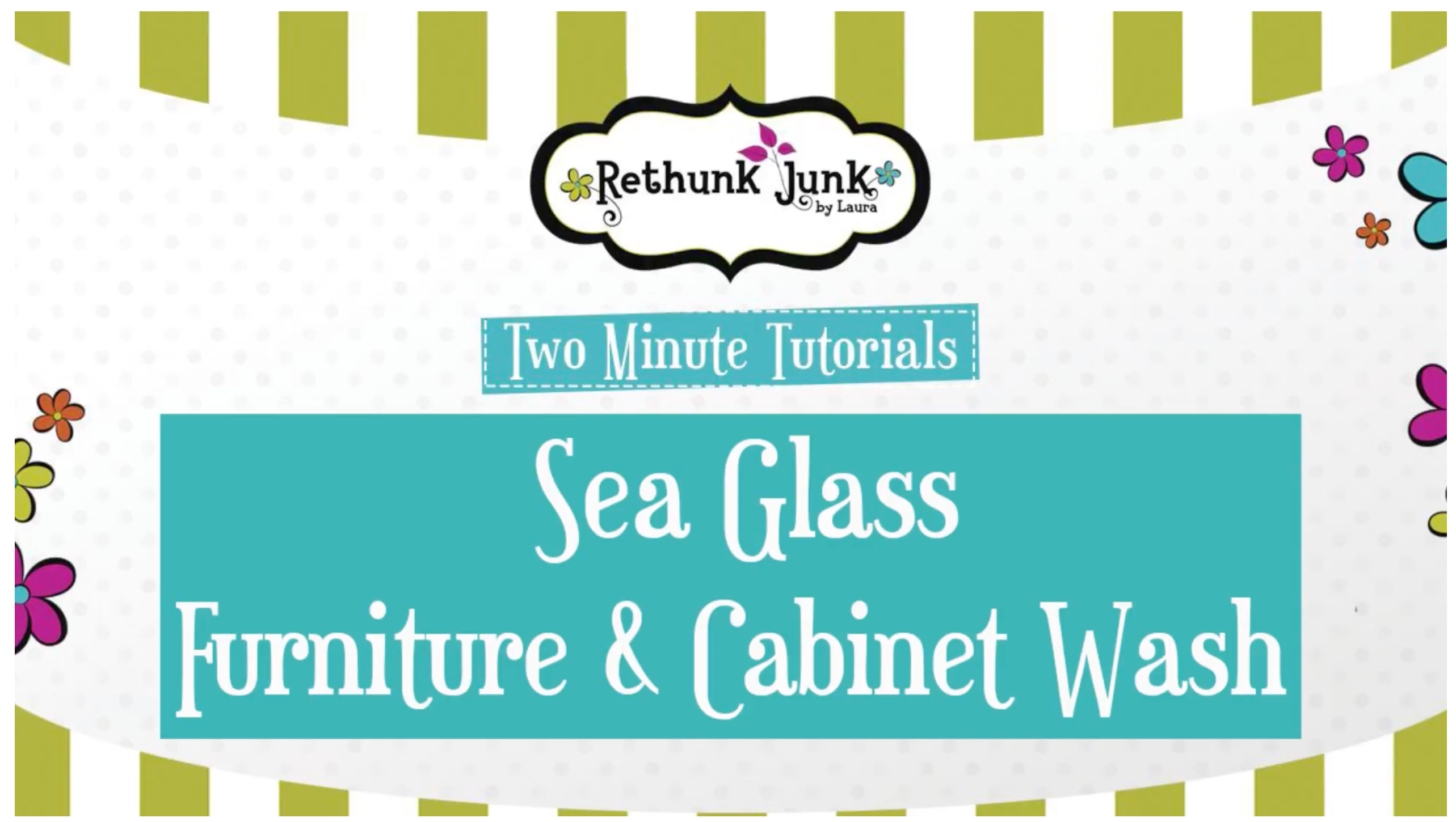How to Video Tutorials for Rethunk Junk by Laura All-in-One Paint ...