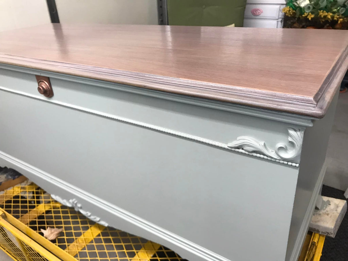 Rethunk Junk by Laura Furniture and Cabinet Resin Paint Sea Spray ...